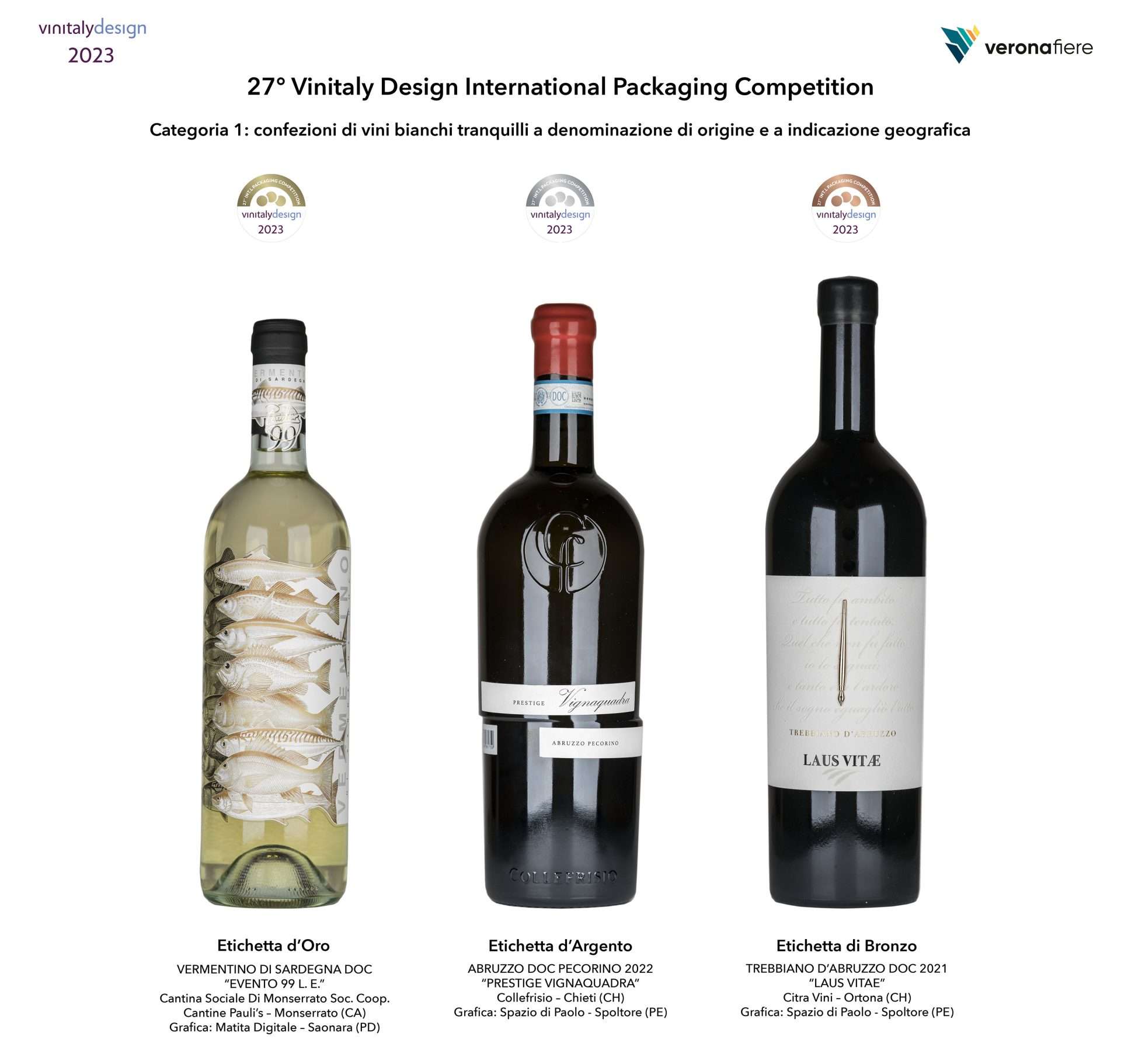 #Take 1: tutti i vincitori del 27° Vinitaly Design International ...